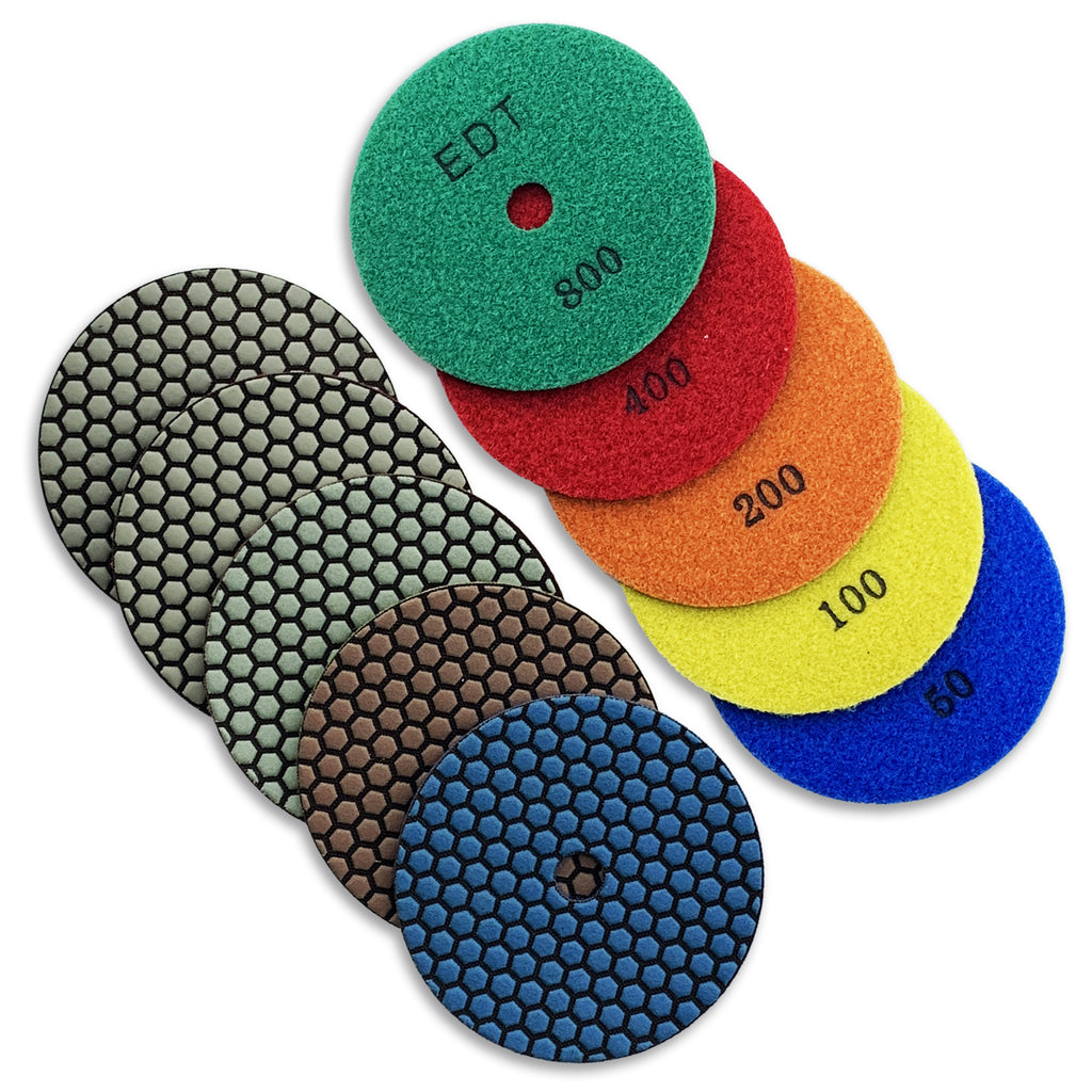 High Performance Dry Stone/Concrete Polishing Pads – EDiamondTools
